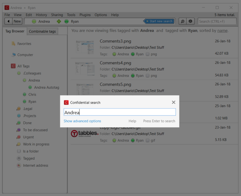Desktop search: revamping Tabbles search feature and introducing the ...