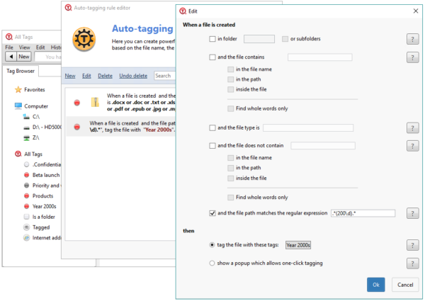 Auto-tag files based on patterns, ranges, dates - File Tagging ...